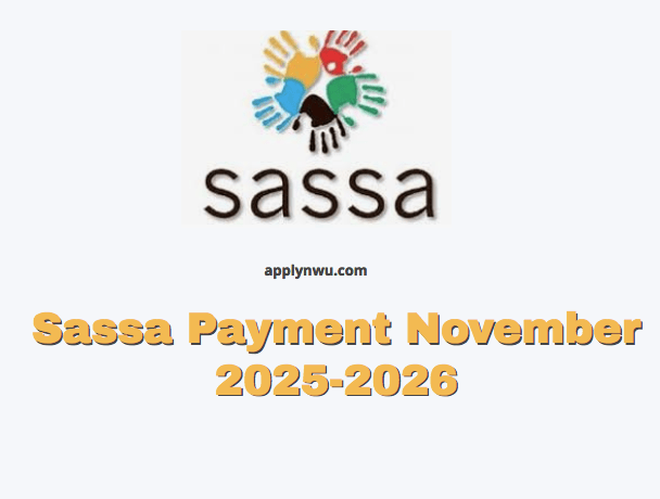 Sassa Payment November 2025-2026 - TVET Colleges