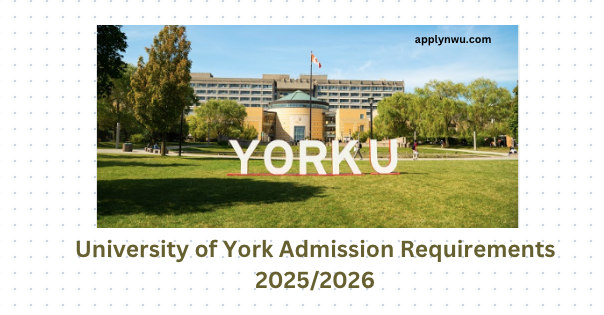 University of York Admission Requirements 2025/2026 - TVET Colleges