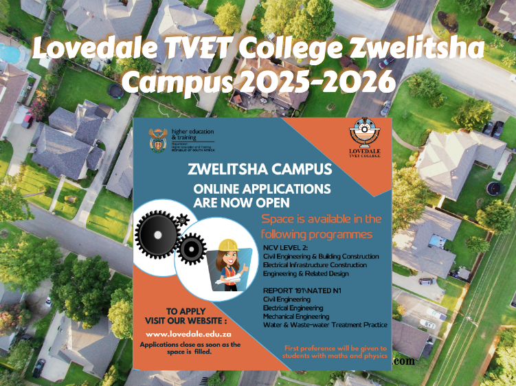 Lovedale TVET College Zwelitsha Campus 2025-2026 - TVET Colleges