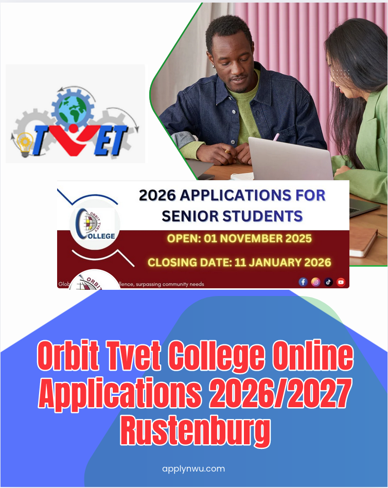 Orbit Tvet College Online Applications 2026/2027 Rustenburg - TVET Colleges